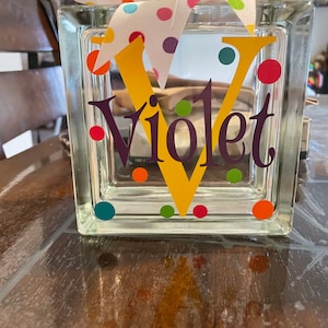 Personalized Glass Block Teacher Gift Teacher Appreciation - Etsy