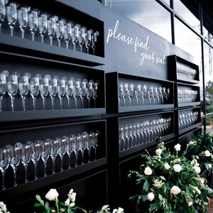 Blank Bar Menu Sign Standing Wedding Menu Sign Arched Round | Etsy