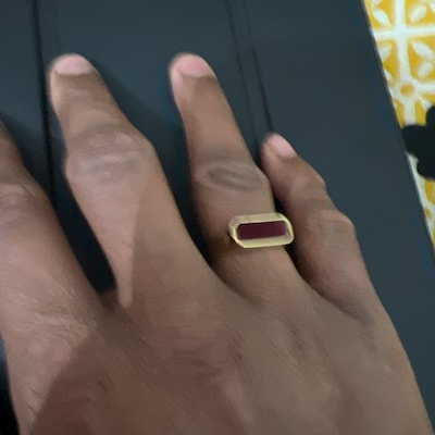 Emerald Sapporo Ring Gold Vermeil and Sterling Silver - Etsy UK