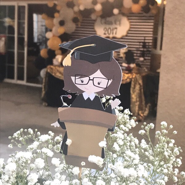 Graduation Girls Clipart Commercial Use, Vector Graphics, Digital Clip ...