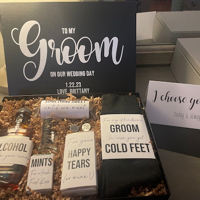 Grooms Gift From Bride on Wedding Day, Groom Box, Groom Gift Box ...