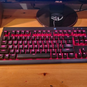 English & Japanese Dual Languages Backlit Keycaps Set for Mechanical ...