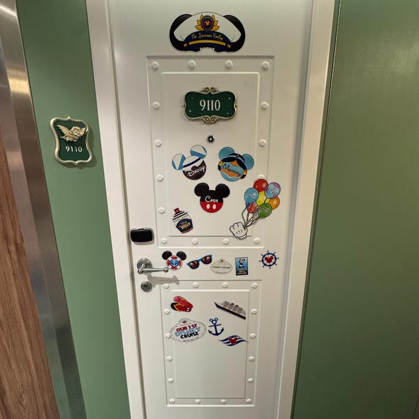 Our 1st Disney Cruise Ship Name Tag Family Magnet - Personalized Disney ...