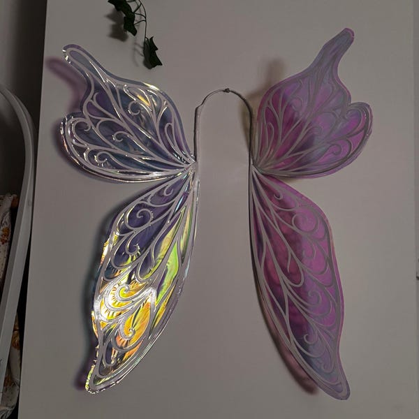 White Angel Wings, White Moving Wings, Flexible Wings, White Wings ...