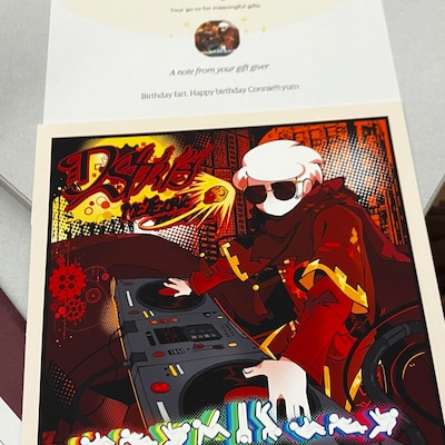 Homestuck Print Dave Strider Dstri's Meteroic Mixtape Y2K 2000s Graphic ...