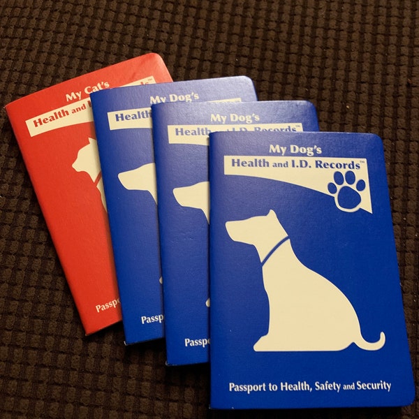 Emergency Wallet Card and Key Tags - Dog - Etsy