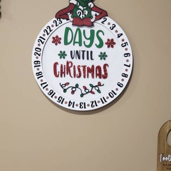 Christmas Cartoon Countdown Svg, Christmas Countdown Svg, Countdown ...