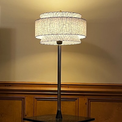 Mid Century Modern 2 Tier Fiberglass Lamp Shade / Hand Made - Etsy