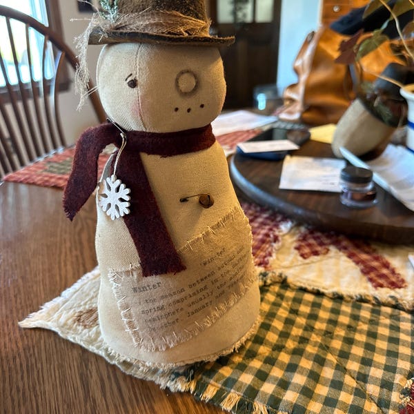 NEW 2019 Instant DOWNLOAD Pattern ~ Primitive Vintage Style Rag Stuffed ...