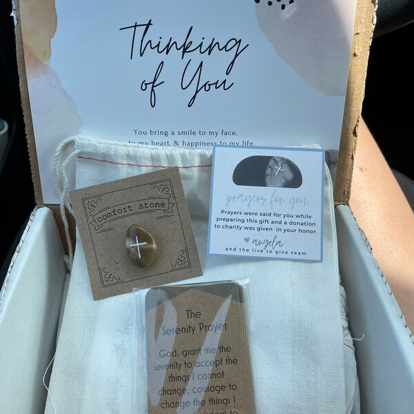 Comfort Stone + Prayer Rock + Sympathy + Loss + Worry - Etsy