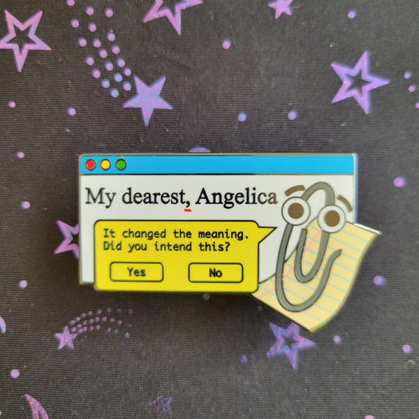 Clippy Helps Hamilton Enamel Pin - Etsy