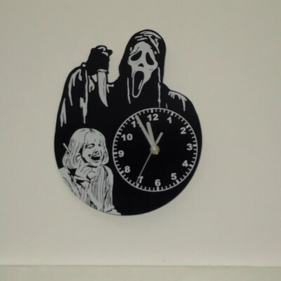 Scream Inspired Ghostface Clock - Etsy UK