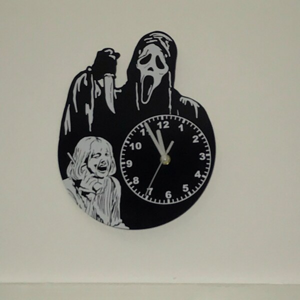 Scream Inspired Ghostface Clock - Etsy UK