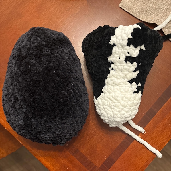 Realistic Border Collie Amigurumi Pattern - Crochet Dog PDF, Black and ...