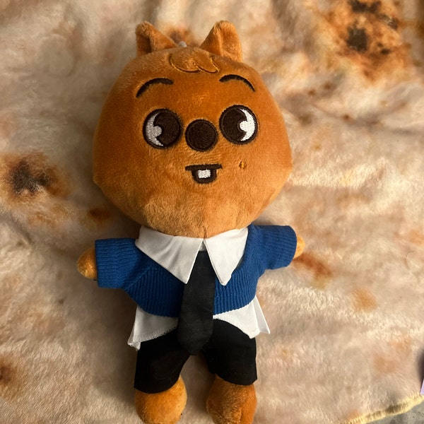 Quokka Blue Outfit Set, Han Jisung, Stray Kids SKZOO Costume, Skzoo ...