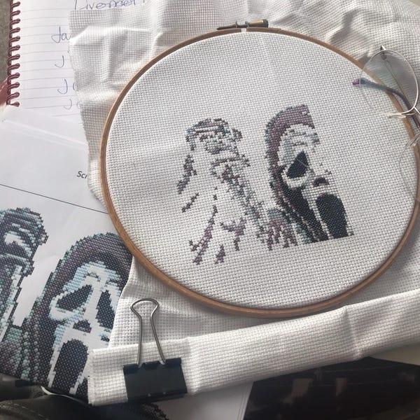 Beetlejuice - Betelgeuse Sign - Cross Stitch Pattern | Instant ...