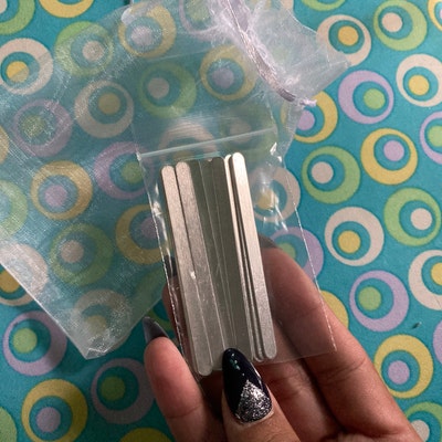 FIVE Face Mask Metal Support Strip Skinny Wrap Ring .19 Inch X 2.8 18 ...