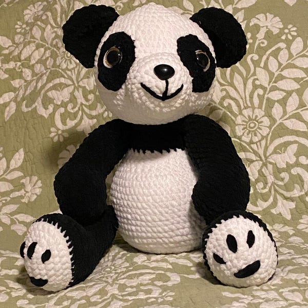 Panda Amigurumi Crochet Pattern - Cute Panda Bear PDF Tutorial - DIY ...