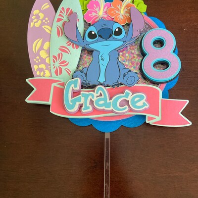 Stich Cake Topper, Stich Party Theme, Stich Party Decor, Stich Party ...