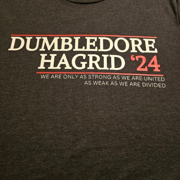 Vote Shirt Dumbledore Hagrid 2024 Dumbledore and Hagrid for President ...
