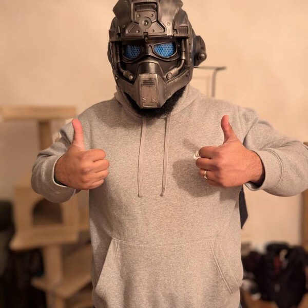 Ranger Combat NCR Helmet Fallout for Airsoft/cosplay /any Painting of a ...