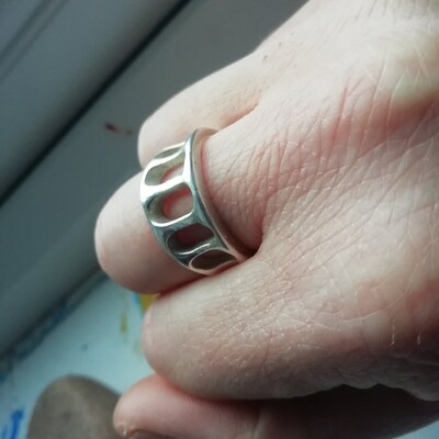 Silver Unique Handmade 925 Silver Cast Skull & Cross Bones - Etsy