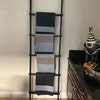 Modern Floating Wall Shelf, Java-stained Cherry & Maple Shelving Unit, Minimalist 4-tier Shelf ...