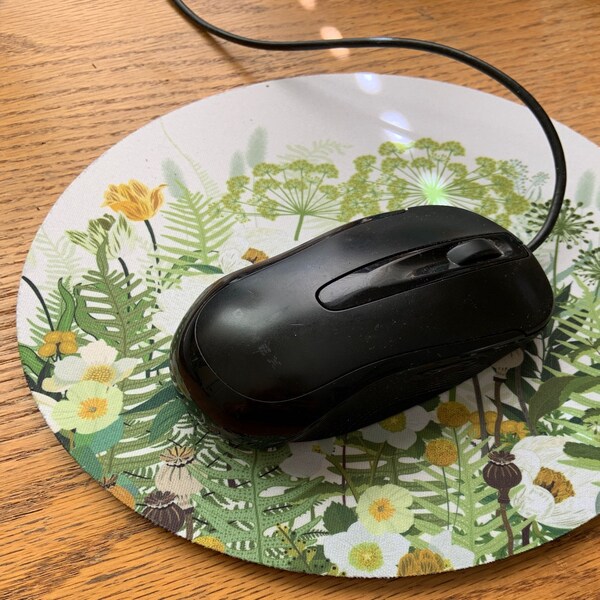Mouse Pad Meadow Home Office Mouse Pad Floral Mouse Pad Mouse Pad ...