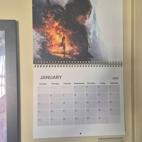 The Last of Us 2025 Desktop Calendar, Gaming Calendar, Video Game ...