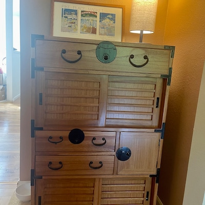 Tansu Handle, Warabi Style, Cast Iron Handle. B4 - Etsy