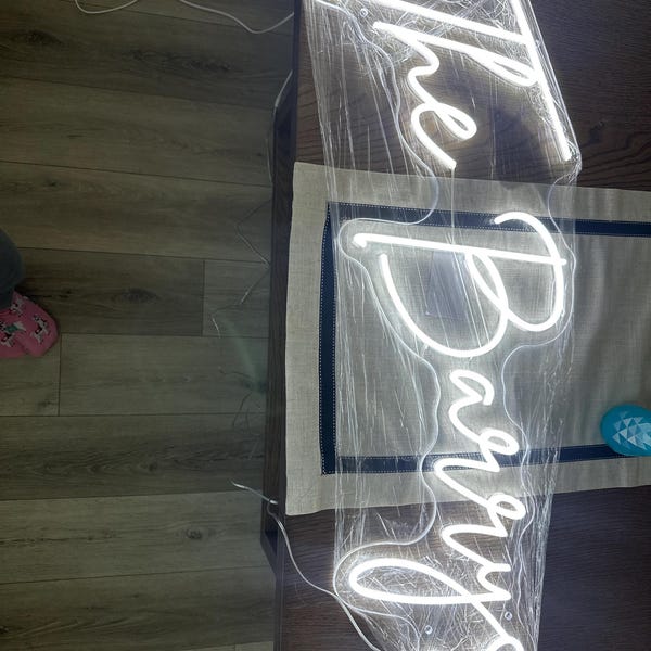 Custom Last Name Neon Sign Wedding for Reception, Led Lights Neon Sign ...