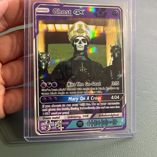 Playboi Carti Holographic Pokémon Trading Card WLR Whole Lotta Red ...