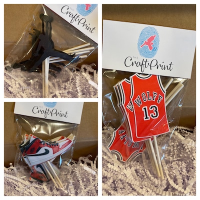 Custom Jordan Cupcake Topper Jordan Cake Topper Jordan - Etsy