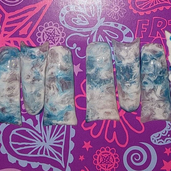 Various Different Traced Outline Fill in Color Nail Paint Template ...