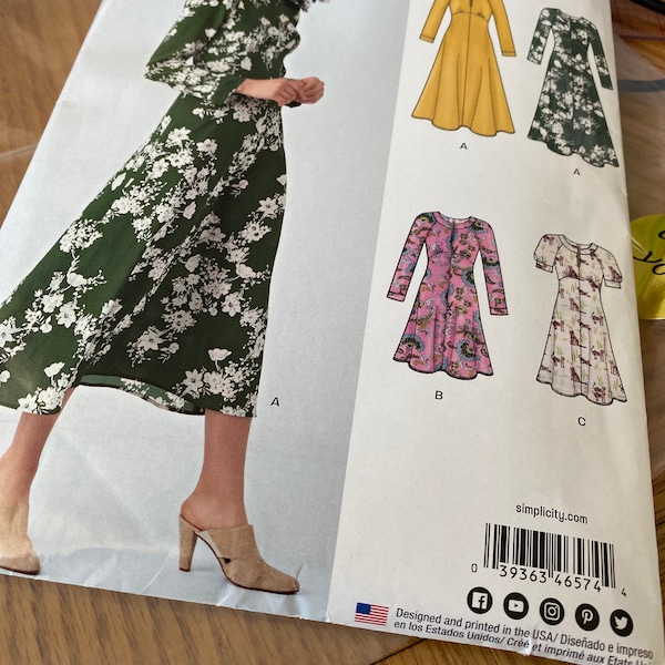 Vogue by Design Pattern 1777, Misses' Dress by Rachel Comey, Sizes: X ...