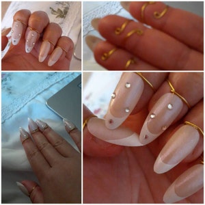 Wudu Nail Rings for Halal Nails, Adjustable and Reusable, Press on ...