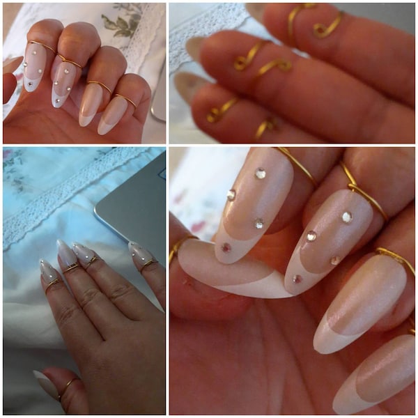 Wudu Nail Rings for Halal Nails, Adjustable and Reusable, Press on ...