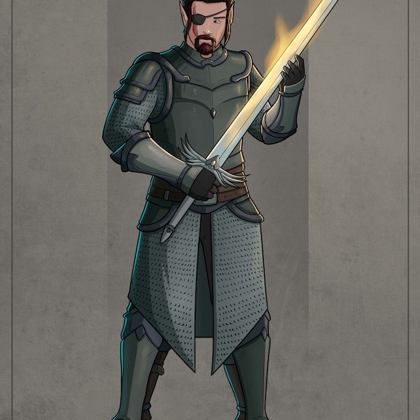 Custom Character Art - Full Color - Dnd, Fantasy, RPG - Etsy