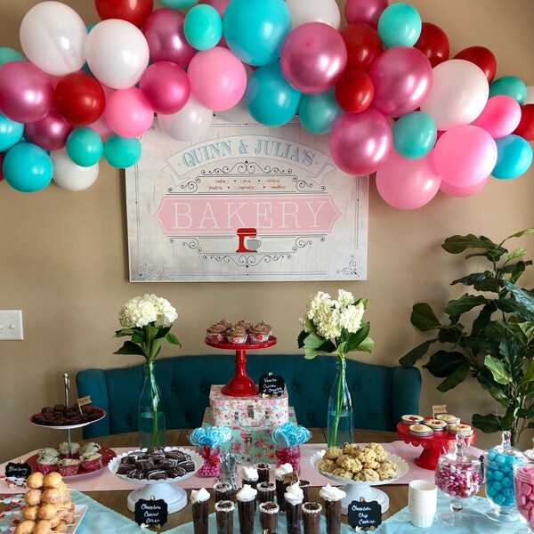 Bakery Backdrop Baking Party Sign Printable PDF Poster by Beth Kruse ...