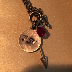 Arrow FSU Bracelet Bronze Charm Florida State FSU Seminoles - Etsy