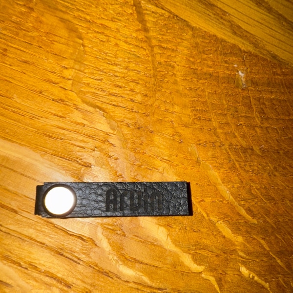 Custom Tags for Large Zipper Pulls, Set of 5, Clothing Branding Label ...