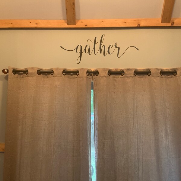Gather Wall Decal Living Room Dining Room Family Decor Gather Wall ...