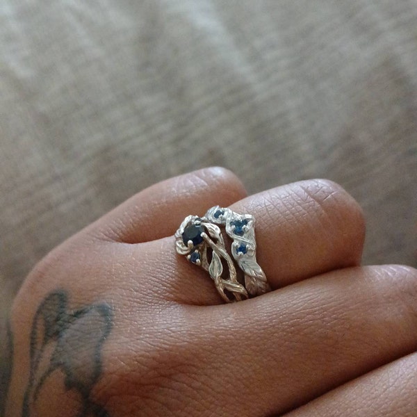 Dark Fairytale Inspired Engagement Ring, Vintage Fantasy Magic Wedding ...