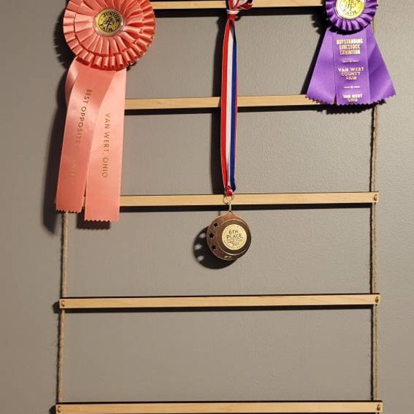 Personalized 4H Show Ribbon Holder: Livestock Award Display - Etsy
