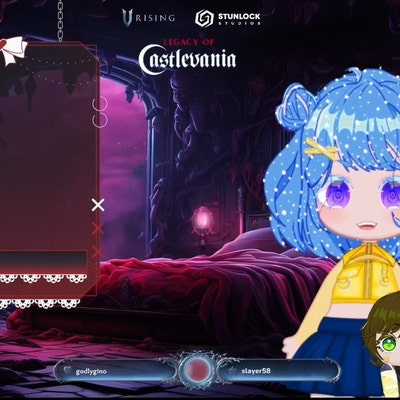 Shadows Animated Stream Package Gaming Chatting Overlays Twitch Panels Animated Alerts Gothic ...