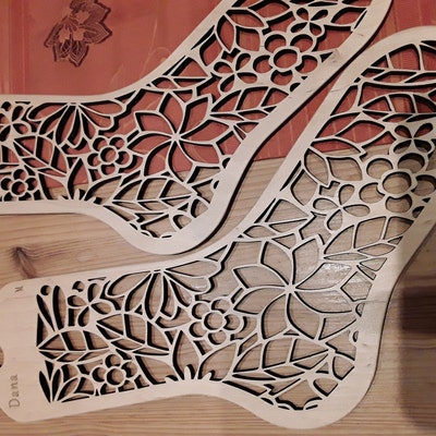 Sock Blockers, Wooden Sock Form, Sock Stretcher, Blocking Hand Knitted ...