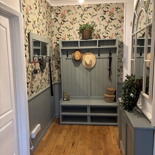4ft Coat Rack,boot Room, Hallway Bench,monks Bench, Shoe Storage, Any ...