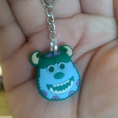 Monsters Inc Keyrings/keychains Cartoon Cute Emo Kids Goth Fun Disney ...