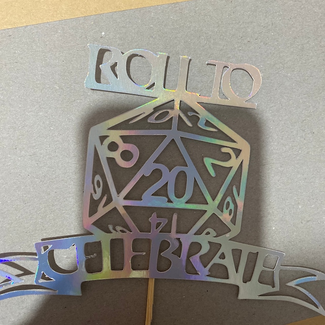 D20 Dice Roll To Celebrate Birthday Party Decorations D20 Dice Cake ...