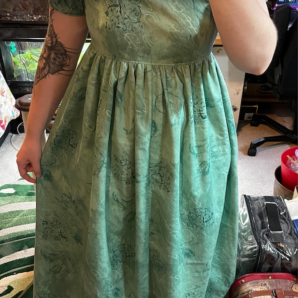 Digital PDF Pattern for Regency Dress - Mix and Match Regency Dress ...